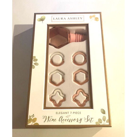 Laura Ashley | Kitchen | Laura Ashley 7 Piece Wine Accessory Set | Poshmark